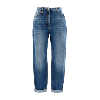 Elisabetta Franchi Femme, Jeans, Bleu, Taille: W28 Cropped Jeans