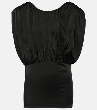 Jil Sander Top aus Satin