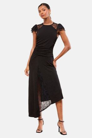 Lipsy Midikleid Lipsy Ausgestelltes Midikleid mit Spitze (1-tlg)