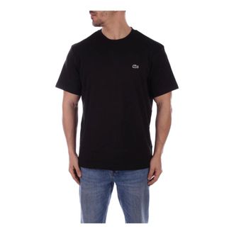 Lacoste Homme, Tops, Noir, Taille: M T-Shirt en Coton