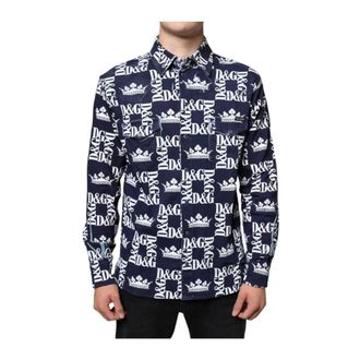 Dolce & Gabbana Herren, Shirts, Blau, SGr&ouml;&szlig;e