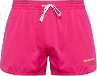 Dsquared2 Homme, Maillots de bain, Rose, Taille: XL Swim Shorts
