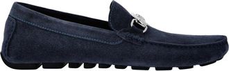 Philipp Plein Homme, Chaussures, Bleu, Taille: 44 EU Suede Moccasin