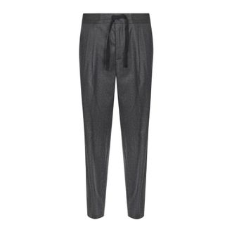 Dolce & Gabbana Elastische Taille Regular Fit Hose - - Trousers - Herren - Grau - L
