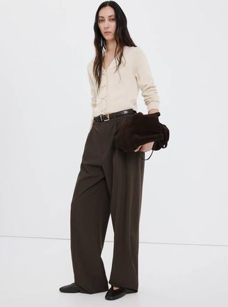 Mango Cardigan maille nauds &eacute;cru - Femme - XS - MANGO