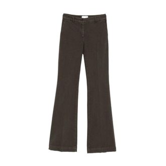 Via Masini 80 Schlaghosen - - Trousers - Damen - Braun - 3XL