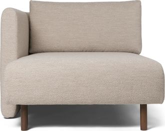 Ferm Living Canap&eacute; Dase boucl&eacute; m&eacute;ridienne gauche Ferm Living