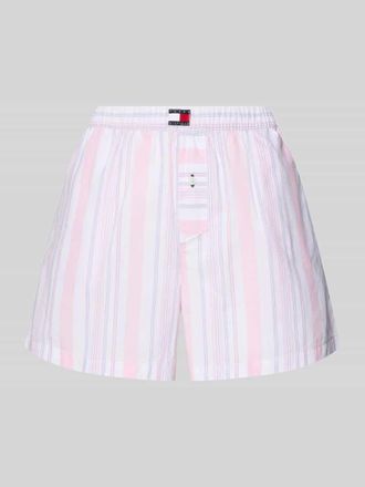 Tommy Hilfiger Loose Fit Pyjama Shorts aus reiner Baumwolle