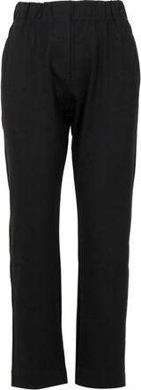 Max Mara Femme, Pantalons, Noir, Taille: 42 FR Pantalon Large Cropped