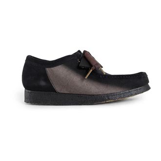 Jiyong Kim Homme, Chaussures, Noir, Taille: 43 EU Sun-Bleached Draped Wallabee