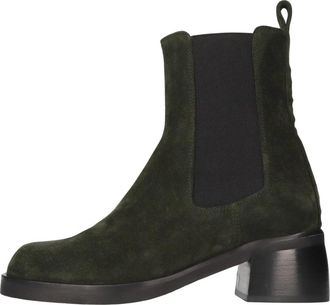 Mara Bini Evy Wildleder Beatles Stiefeletten - - Shoes - Damen - Gr&uuml;n - 39 EU