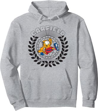 Garfield Pose, Gymnasium, Leichtathletik, Laufsport, Vintage-Stil Pullover Hoodie