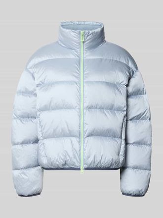 Marc Cain Regular Fit Jacke in Stepp-Optik mit Stehkragen