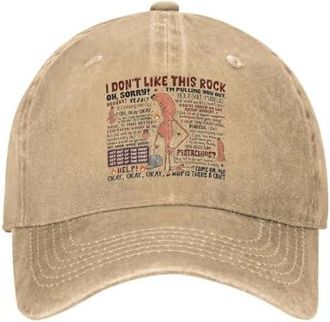 Generic Casquette de Baseball pour Hommes, Le ver nAime Pas &ccedil;a Rock Hommes Femmes Casquettes de Baseball Dr&ocirc;le de Casquettes lav&eacute;es d&eacute;lav&eacute;es Casquette Cadeau 