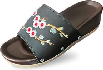 Generic Pantoufles &agrave; bout ouvert pour femmes 2026 pour sandales en caoutchouc pour femmes, Noir, 38.5 EU