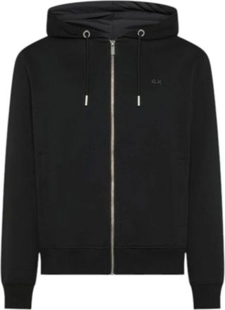 Sun 68 Homme, Sweatshirts et sweats &agrave; capuche, Noir, Taille: S SweaT-shirt zipp&eacute;