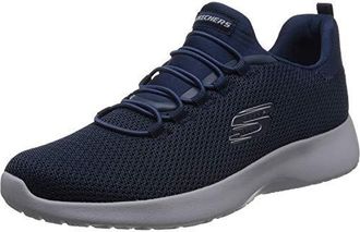 Skechers Dynamight Baskets à enfiler en maille respirante pour homme,Bleu Marine,45.5 EU