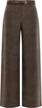 Max Mara Damen, Hosen, Braun, 2XSGr&ouml;&szlig;e