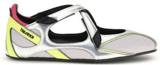 The Attico Die Attico Silberne Polyurethan Ballerinas