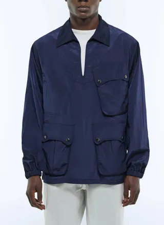 Fursac Vareuse en toile de nylon - Taille L - Homme