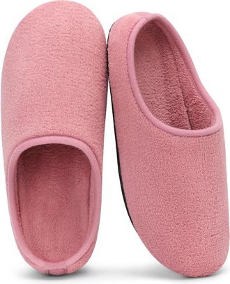 Mishansha Damen Warme Hausschuhe Koralle Samt Winter Pantoffeln Rosa Gr.38
