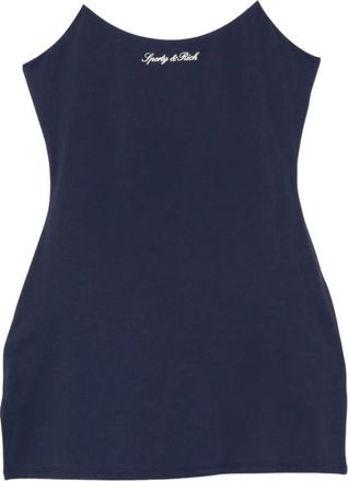 Sporty & Rich Robe - Femme - Robes - Bleu - Taille: 36 FR