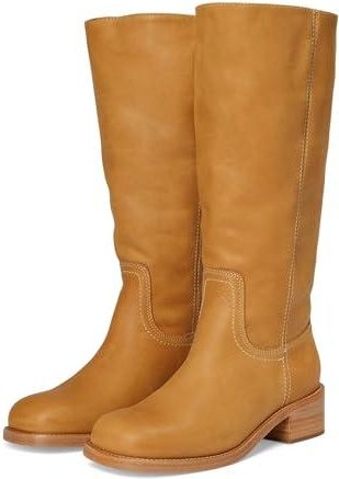 Steve Madden Riggs pour femmes, Cuir de veau large banane, 7 Wide