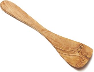 NATUREHOME Olivenholz Pfannenwender - 30 cm handgefertigter Edelholz K&uuml;chenhelfer zum Kochen backen braten Grillen