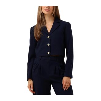 Notre-V Dunkelblauer Blazer Na-Elai - - Jackets - Damen - Blau - XL