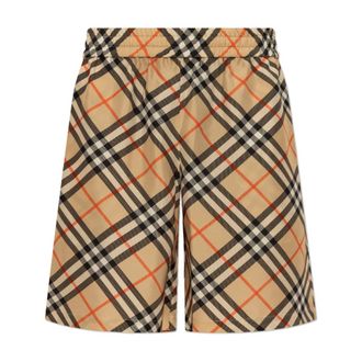 Burberry Vintage Check Seiden-Shorts - - Shorts - Herren - Beige - L