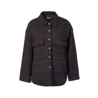 Jcsophie Peg Overshirt - - Jackets - Damen - Braun - L