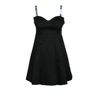 Giulia N Couture Baumwoll-Elasthan-Kleid f&uuml;r Frauen - - Dresses - Damen - Schwarzk - M