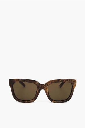 Linda Farrow PHILLIP LIM Marble Effect Frame Wayfarer Sunglasses size Unica