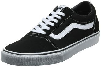 Vans Damen Ward Sneaker Ward Trainers, (SUEDE/CANVAS) BLACK/WHITE, 34.5 EU