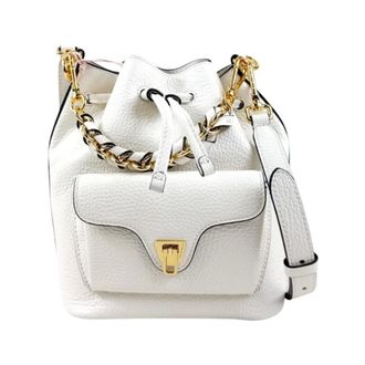 Coccinelle Femme, Sacs, Blanc, Taille: ONE Size Beat Generation Small Bucket Bag