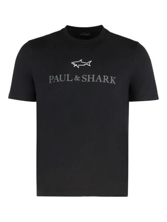 Paul & Shark t-shirt &agrave; logo imprim&eacute; - Noir