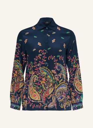 Etro Etro Hemdbluse Aus Seide blau