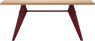 Vitra Table EM - pi&egrave;tement Rouge Japonais - Jean Prouv&eacute; Vitra