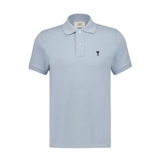 Ami Polo Ami de Coeur - Homme - Tops - Bleu - Taille: XL