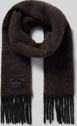 HUGO BOSS Schal mit Label Patch