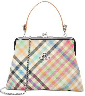 Vivienne Westwood Crossbody Bags - Granny Frame Purse Heather Plaid - Gr. unisize - in Bunt - f&uuml;r Damen
