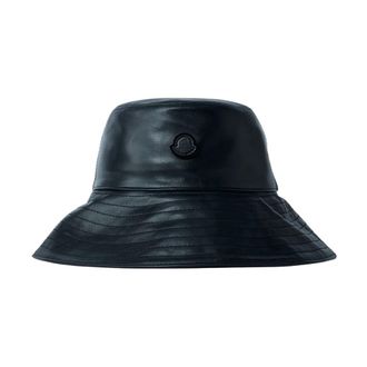 Moncler Logo Motiv Fischerhut - - Accessories - Damen - Schwarzk - S