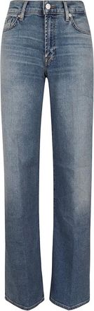 7 For All Mankind Femme, Jeans, Bleu, Taille: W26 Lotta Wide Leg Jeans