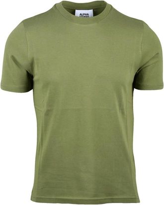Alpha Studio Homme, Tops, Vert, Taille: M T-Chemises
