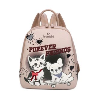 Braccialini Femme, Sacs, Beige, Taille: ONE Size Allround Backpack