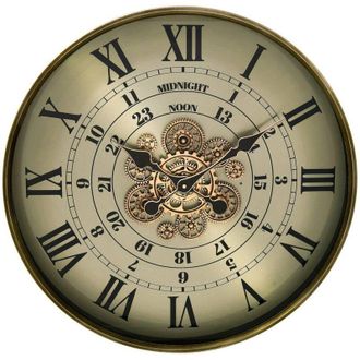 Atmosphera Horloge Michel D60cm vert - Atmosphera cr&eacute;ateur dint&eacute;rieur