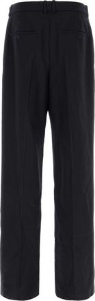 Saint Laurent Marine Exterior: Wool Pantaloni Trousers