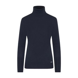 Kiton Pull Col Polo en Cachemire - Femme - Pulls - Bleu - Taille: 38 FR