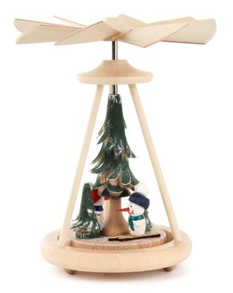 Dregeno Seiffen eG W&auml;rmespiel mit Schneemann