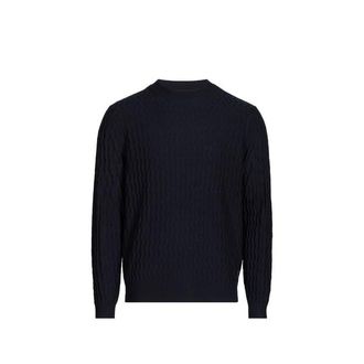 A|X Armani Exchange Sweat droit col montant en coton m&eacute;lang&eacute;